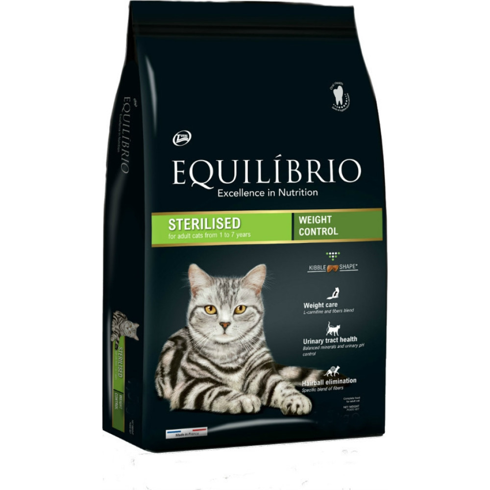 EQUILIBRIO CAT STERILIZED 2kg – Snoopy Pet Care